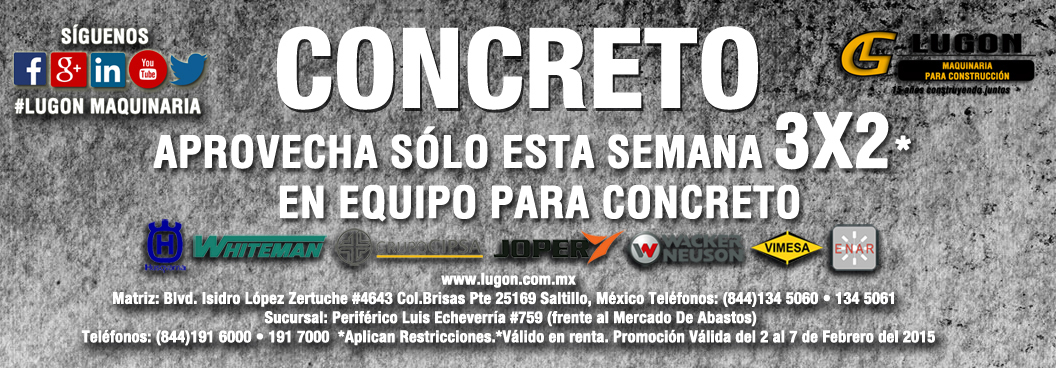 lugon maquinaria para construcción